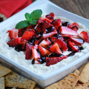 Strawberry Mascarpone Dip - New York Style